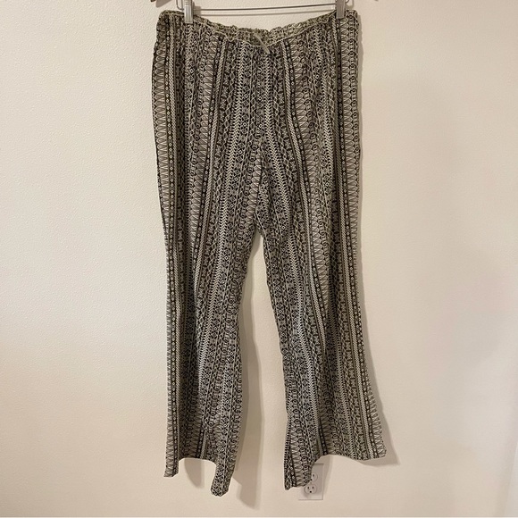 Elan | Pants & Jumpsuits | Elan Tribal Wide Leg Beach Pants Palazzo ...